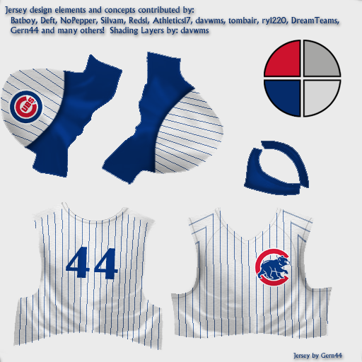 Chicago Cubs 2018 Home Uniform Request. - OOTP Developments Forums